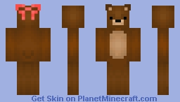Bear girl Minecraft Skin