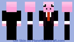 Pig-in-suit Minecraft Skin