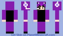 Purple Pig Gamer Minecraft Skin