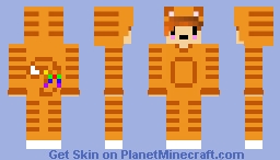 Ginger Cat Onesie Minecraft Skin