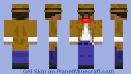 The Fancy Fedora man Minecraft Skin