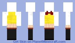 TheGoldenGamers High School Uniform For Girls Minecraft Skin