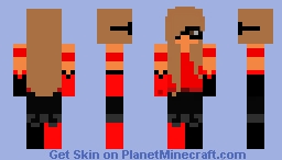 Female Red Lantern Minecraft Skin