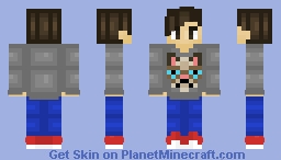 Grumpy Cat shirt boy ~ just wanted to try it Minecraft Skin