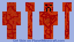 Lava Creeper Minecraft Skin
