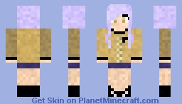 Kanade from Angel beats Minecraft Skin