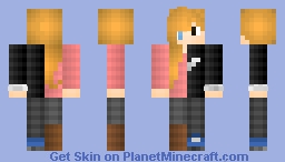 Half boy Half girl Minecraft Skin