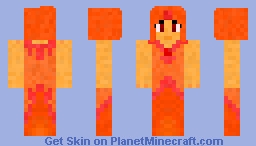 Flame Princess Minecraft Skin