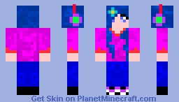 Neon Alternative Girl Minecraft Skin