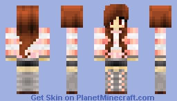 brown bombshell Minecraft Skin