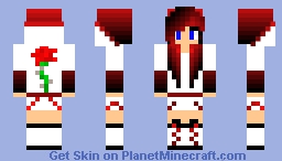 Blood Red Rose // Herobette Minecraft Skin
