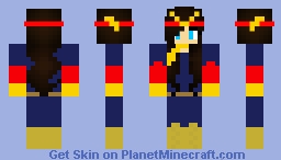Captain Falcon Girl Minecraft Skin