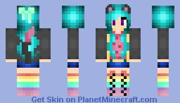 Nyan cat girl?!? Minecraft Skin