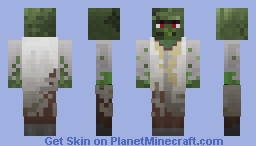 Zombie Librarian Minecraft Skin
