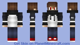 Dude with Red Eyes Minecraft Skin