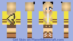 Pika Girl Minecraft Skin