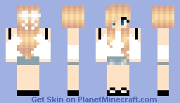 Bow Girl Minecraft Skin