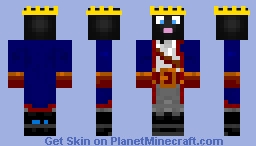 King BlizardtheBunny {removable crown} Minecraft Skin