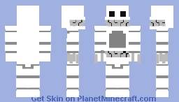 nightmare white rabbit Minecraft Skin
