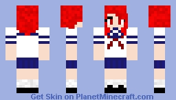 Yui Rio - Yandere Simulator Minecraft Skin