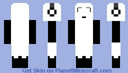 Napstablook (Undertale) Minecraft Skin