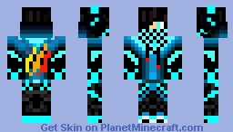 Skin with fire nation logo Minecraft Skin