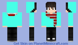 Teen Scarf Boy Minecraft Skin