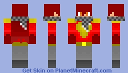 The Red Knight Minecraft Skin