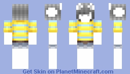 Temmie Girl [UNDERTALE] Minecraft Skin