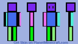 Blocky person Minecraft Skin