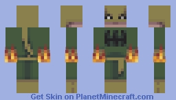 iron fist danny rand Minecraft Skin