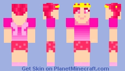 Pink Fairy Princess Minecraft Skin
