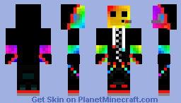 Rainbow Slime Minecraft Skin