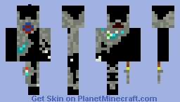 Cyborg Template Minecraft Skin