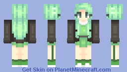🍀 | green Minecraft Skin