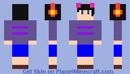 Gamer cat Minecraft Skin