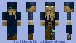 Davy Jones - 3D Jacket Minecraft Skin