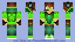 HD Green (Earth) Lord Minecraft Skin