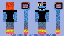 Undyne (Undertale) Minecraft Skin