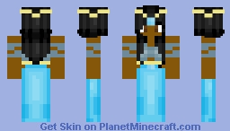 black enchant beauty Minecraft Skin