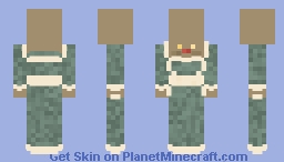 Light Azure & Creme Gown Minecraft Skin