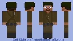 WWII Soldier Minecraft Skin