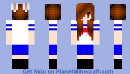 Yandere Simulator Skin// samgladiator// Girl Version// ☽ Minecraft Skin