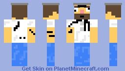 Crazy Dave PvZ 2: It's about time Minecraft Skin