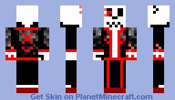 DeathTale Sans Minecraft Skin