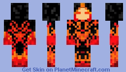 Fire Wizard Minecraft Skin