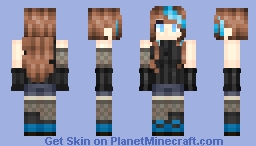 Frequency-Blue Minecraft Skin