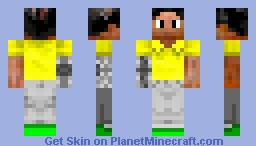 Guy with a prosthetic arm Minecraft Skin