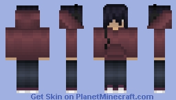 Dark Girl Minecraft Skin