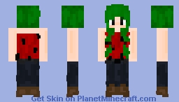 Strawberry Ruffle Minecraft Skin